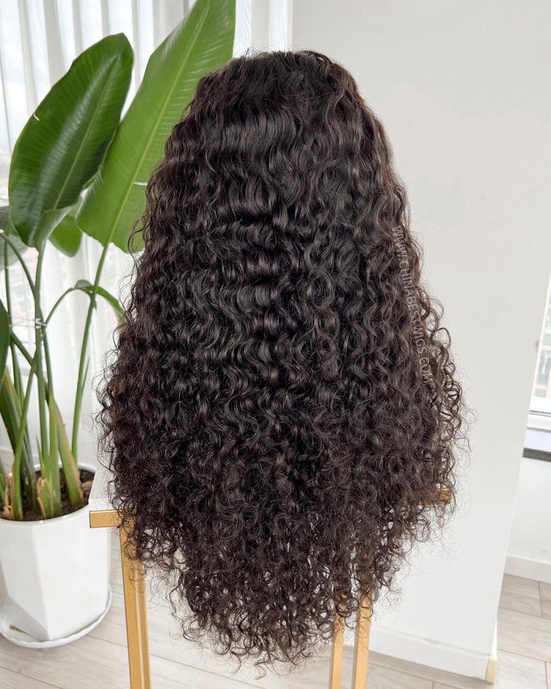 HWS-368 20 Inch Natural Color Egg Curl Glueless Wigs