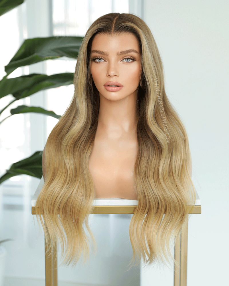 SP79 20 inch 180% Brazilian Virgin Hair Lace Front Wig